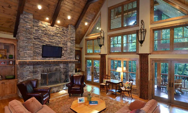 46 Amazing Lodge Living Room Decorating Ideas – HOMYSTYLE
