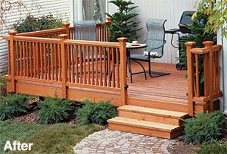 Easy DIY Wooden Deck Design For Your Home 22 – HOMYSTYLE